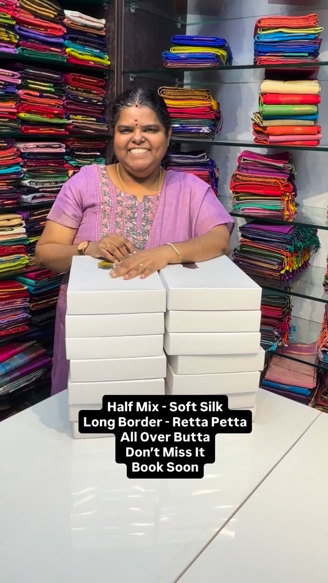 Half Mix - Soft Silk - New Colors & Design - Good for gifting - Boo ...