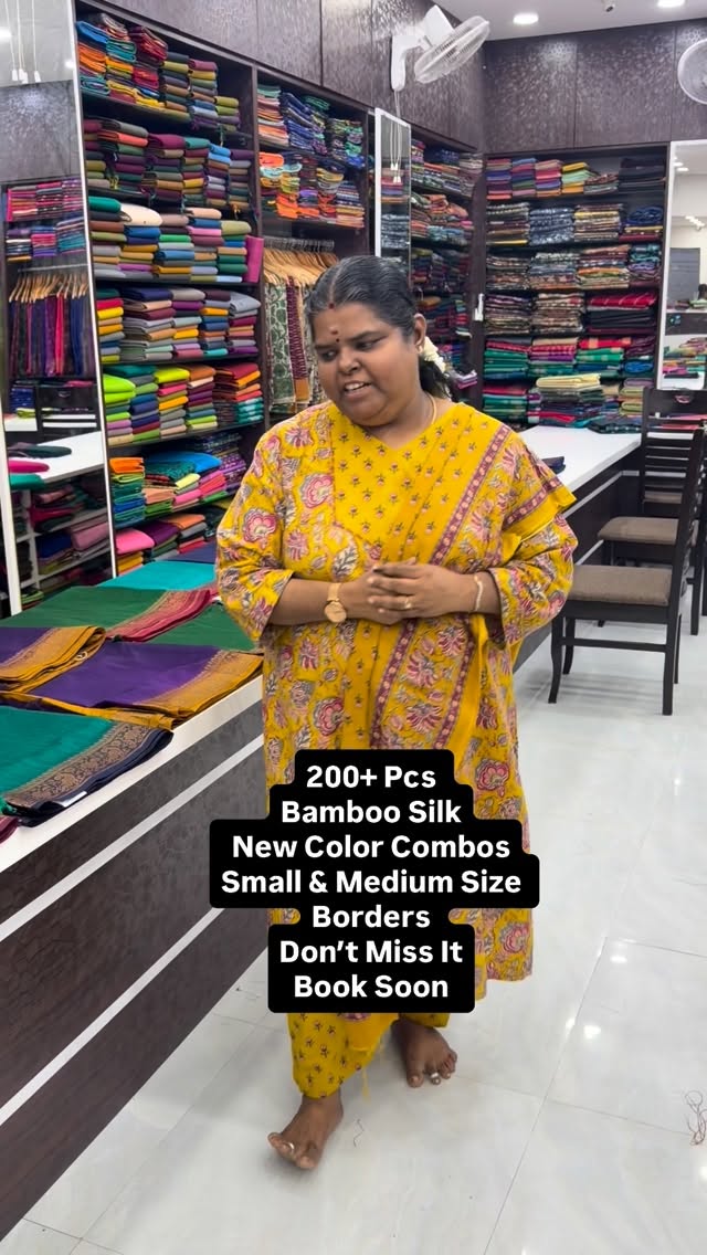 Bamboo silk Saree | Contrast Blouse | Flat 5% less Vallisvaseha.co ...