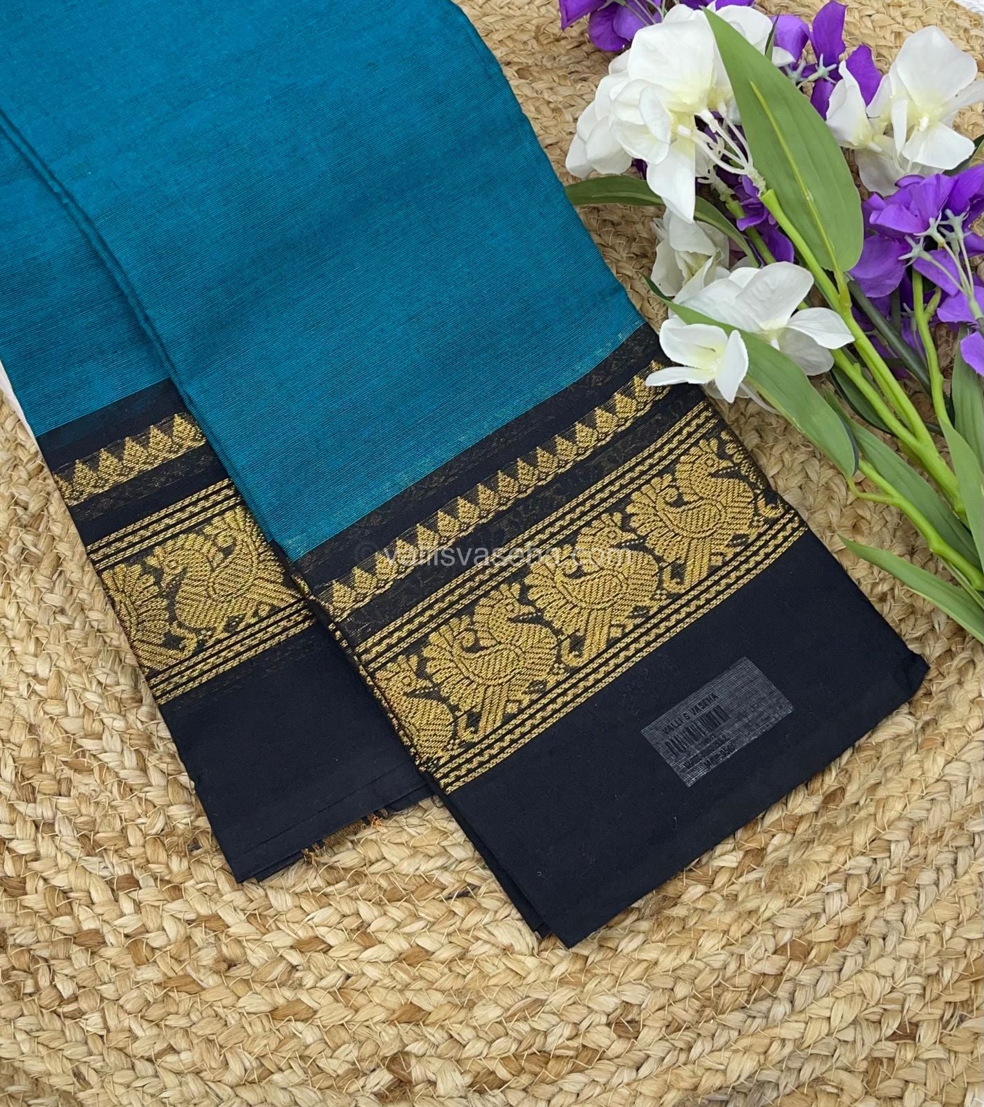 Kanchi Cotton Saree - VVKCS006 – Vallis Vaseha